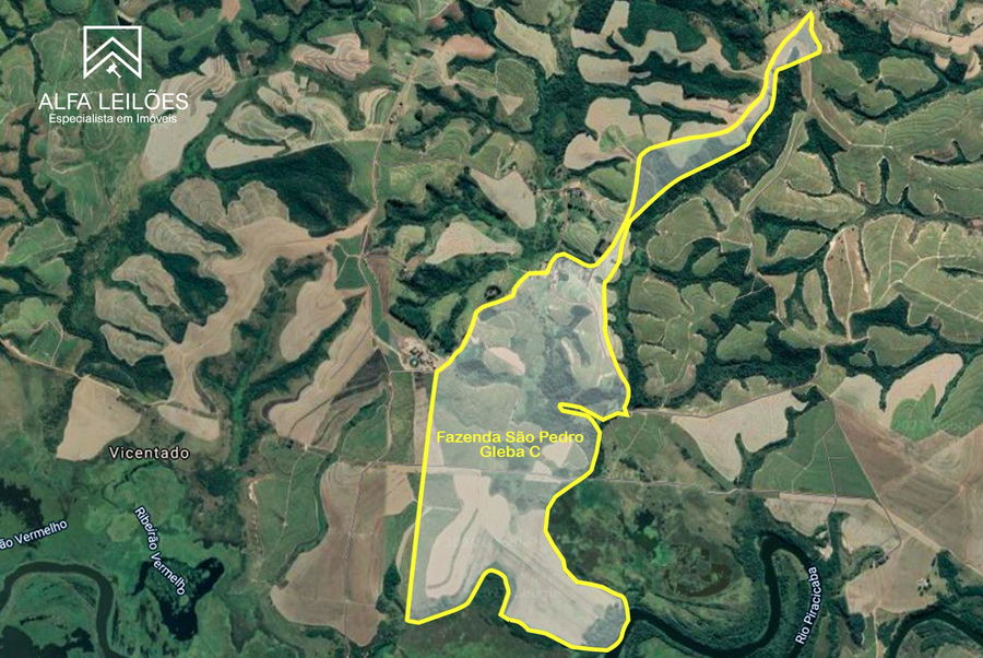 Fazenda São Pedro Gleba C com 419,6448 Ha - Rural em V Nova, São Pedro ...
